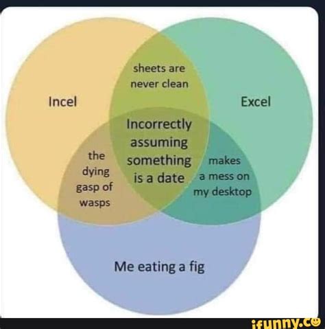 Sheets Are Never Clean Incel Excel Incorrectly Assuming Something Makes Dying Jsadate Messon