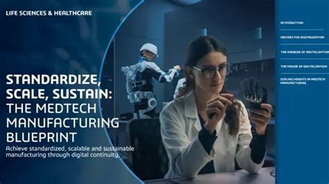 Standardize Scale Sustain The Medtech Manufacturing Blueprint Medidata Solutions