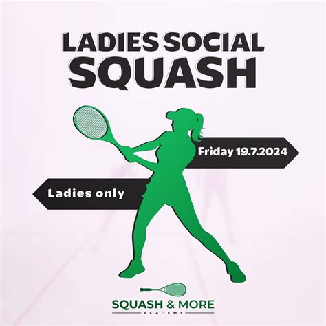 Ladies Social Squash By Squash And More