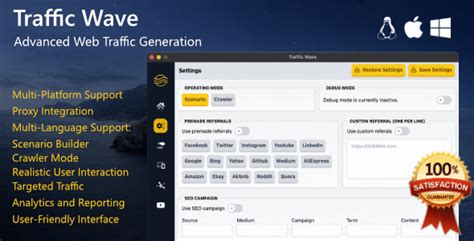 Traffic Wave Advanced Cross Platform Web Traffic Generation Code Market