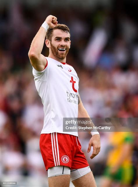 Donegal Ireland 5 August 2018 Ronan Mcnamee Of Tyrone Celebrates