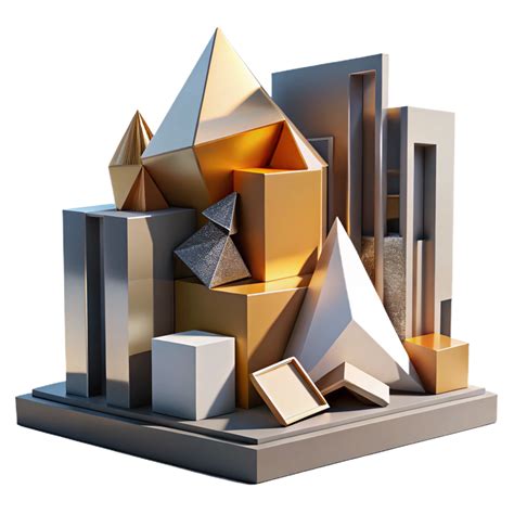 Harmonious Immaculate Deconstructivist Architecture Fragmented Forms