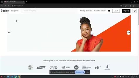Thinley Lama On Linkedin 🚀 Exciting News Just Completed My Udemy Homepage Frontend Clone 🚀 I