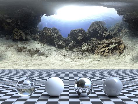 海水hdr海底hdr 4k 43 Blender布的