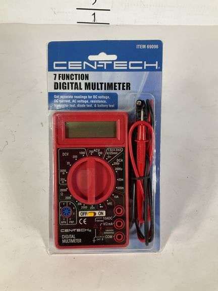 Can Tech 7 Function Digital Multimeter Hash Auctions