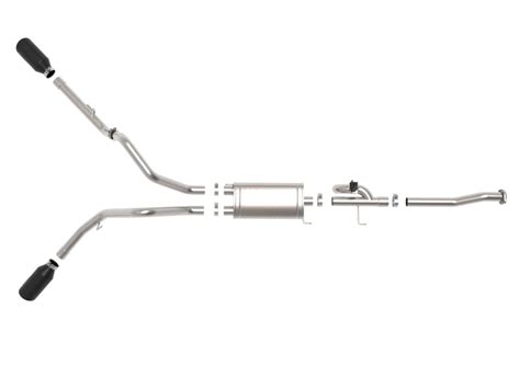 Afe Gemini Xv 3in 304 Ss Cat Back Exhaust 15 21 Ford F 150 V6 27l35