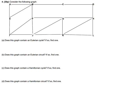 Solved Consider The Following Graph Does This Graph Contain An