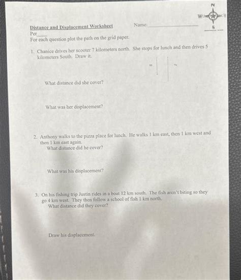 Solved Per For Each Question Plot The Path On The Grid Chegg Com