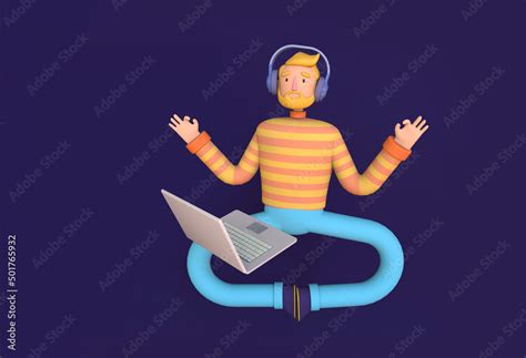 programmer in meditation pose web development programmer engineering