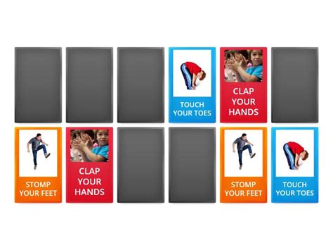 Commands Memory Game Matching Pairs