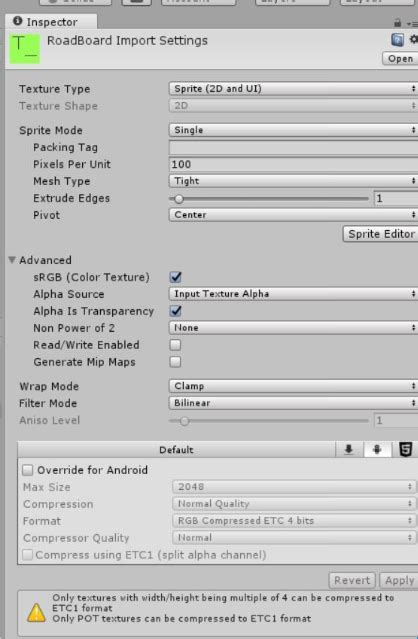 bad quality of png after import to unity getting started unity