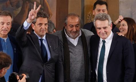 Para La Cgt La Batería De Medidas Que Anunció Massa “va En La Senda De