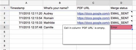 Delay Mail Merge Until A Specific Column Has Been Filled