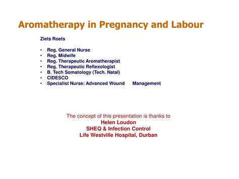 Ppt Aromatherapy In Pregnancy And Labour Powerpoint Presentation Free Download Id 37421