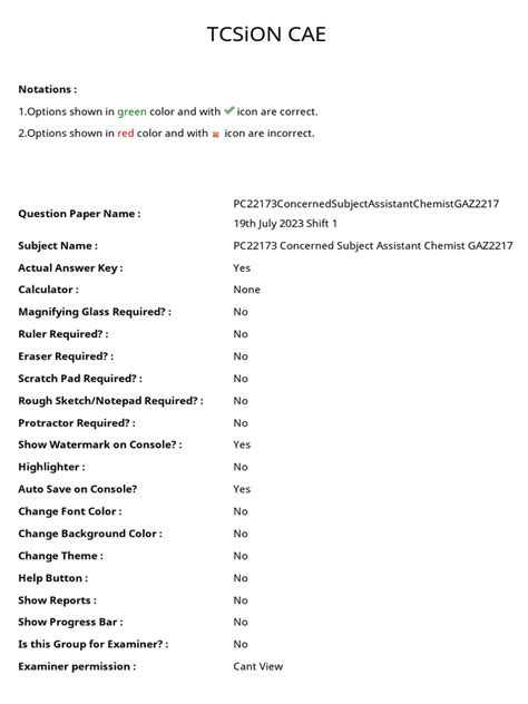 Assistant Chemist Pdf