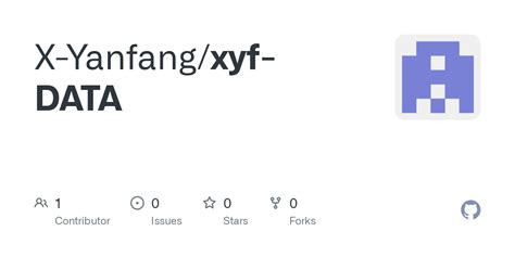 Github X Yanfangxyf Data