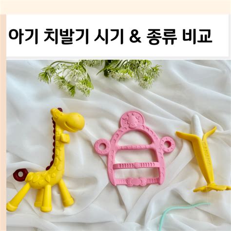 바나나치발기 기린치발기 2개월 아기 치발기 사용시기 종류 비교 네이버 블로그