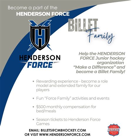 Become The Home Away From Home For A Henderson Force Player This Season