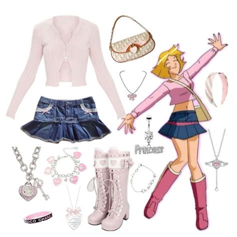 Totally Spies Clover Outfit Inspo In 2025 Clothes Pink Outfit Cute