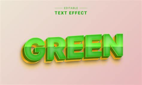 Premium Vector 3d Editable Text Effect Generator