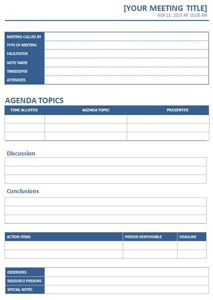 8 Best Mom Template Ideas Meeting Notes Template Meeting Agenda