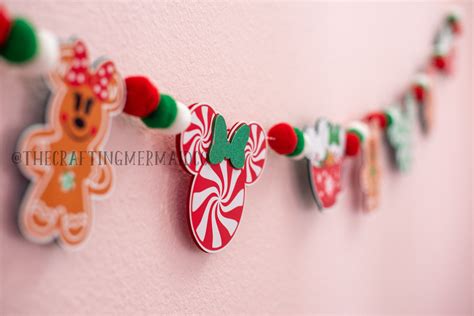 Gingerbread Mickey Garland Etsy