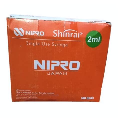 Nipro Shinrai 2ml 24g Pack Of 100 Surgical Dekho