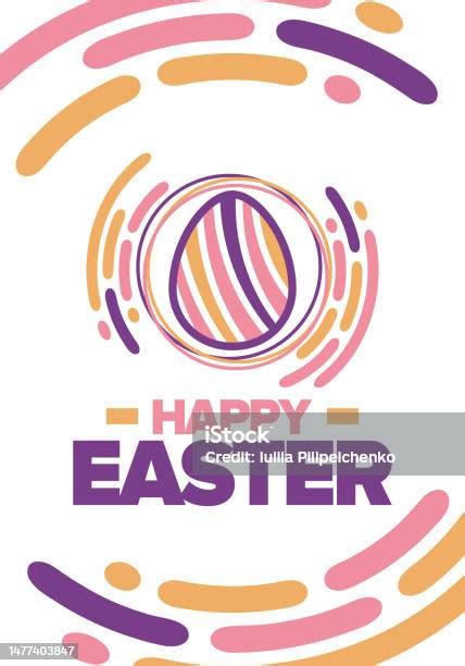 4 월에 행복 부활절 그리스도의 부활을 기리기 위한 기독교 봄 방학 성경의 역사 패턴과 전통적인 염색 계란 부활절 달걀을 검색 하는 아이 들을 위한 재미 게임 벡터