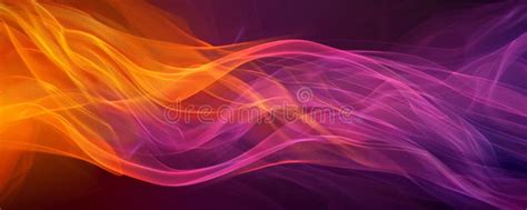 A Colorful Gradient Wave Background With Smooth Flowing Lines Transitioning From Rich Purple To