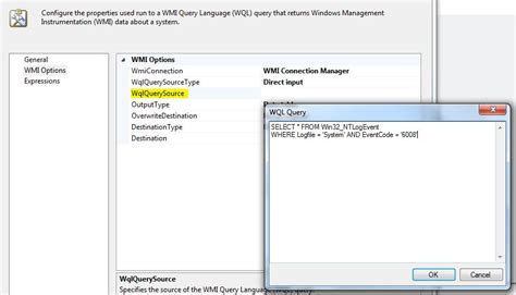 ssis read event viewer with wmi data reader sqlservercentral
