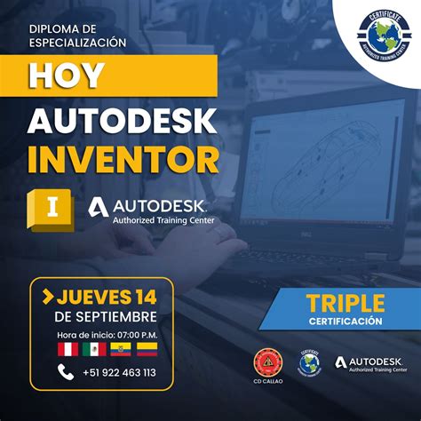 Descubre El Curso Con Autodesk Inventor Certificate