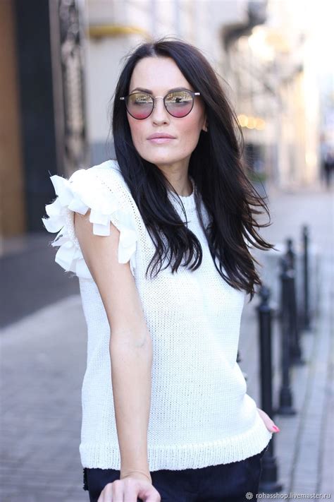 Вязаная кофточка Frenсh Silk в интернет магазине на Ярмарке Мастеров Кофты Москва доставка