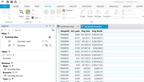Map Table Gis Tutorial
