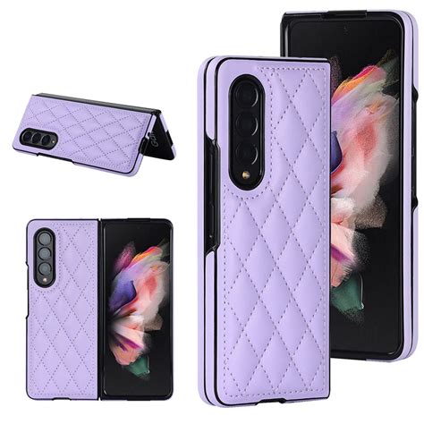 Ốp điện thoại da cừu cao cấp Samsung Galaxy Z Fold G Vỏ điện thoại bảo vệ Camera thời