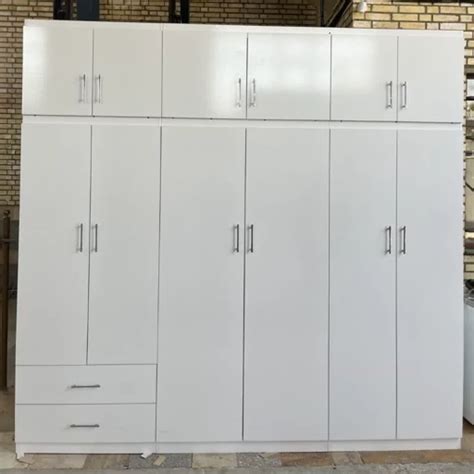 خرید و قیمت کمد دیواری ملامینه سفید،جای لباس ، جای رختخواب پس کرایه از غرفه شهر کمد دیواری