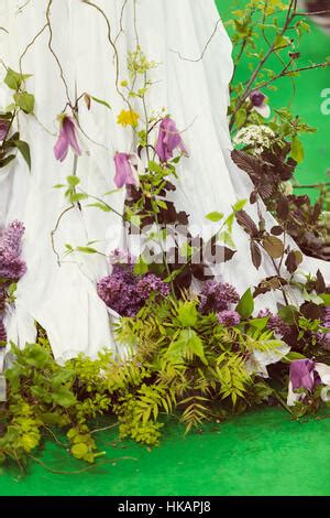 Skirt Of Traditional Costume Decorated With Flowers Note Shallow Depth