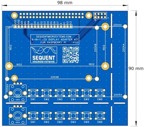 Sequent Microsystems Launches LCD Adapter HAT For Raspberry Pi SBC