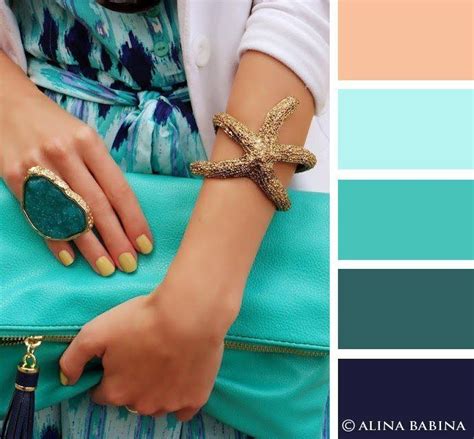 Эффектные цветовые палитры для насыщенных летних образов Цветовые палитры Летние цветовые