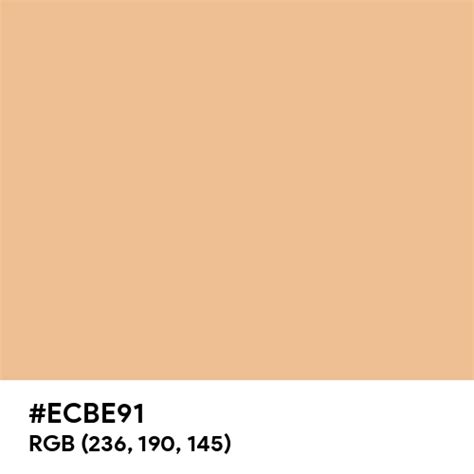 Golden Oat Coloured Color Hex Code Is Ecbe91