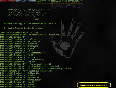 Waffit Wafwoof Web Application Firewall Detection Tool Backtrack 5 R3 Tutorial