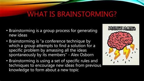 Brainstorming Instructional Teaching Strategy Presentation Pptx