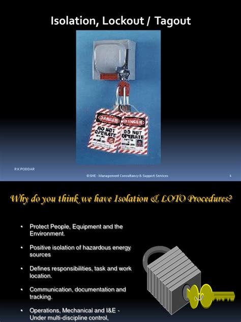 1 2 Isolation Lockout Tagout Pdf Physics Energy And Resource