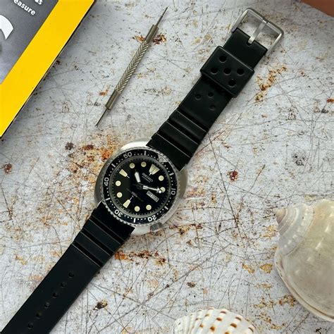 Seiko Replacement Watch Strap The Classic Gl831 Rubber Diver Strap 22