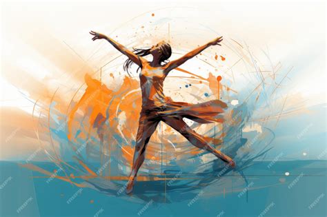 Premium Ai Image Body Movement And Flow Dynamic Poses Choose Yoga Or Dance Poses To Depict The