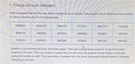Solved Write A Program That Lets The User Enter A Charge