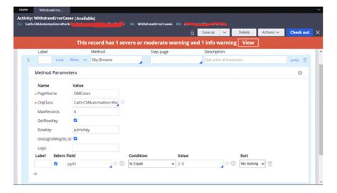 Changing Case Status With An Activity Support Center