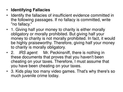 Ppt Chapter 5 Logical Fallacies I Fallacies Of Relevance Powerpoint Presentation Id 1771667