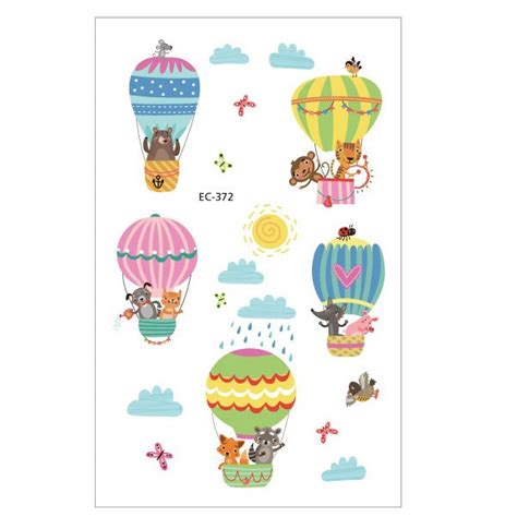 스마트보이 Kc인증 열기구 어린이 탈것 타투스티커 Ec372자동차타투스티커어린이판박이스티커타투스티커물놀이스티커어린이헤나어린이타투스티커마스크스티커얼굴타투