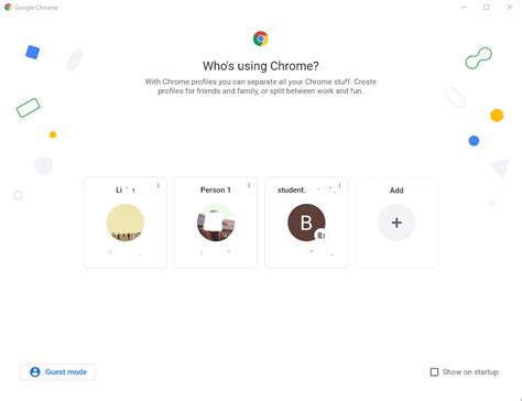 How Do You Disable Chrome Profiles I Guess They Are Running Through