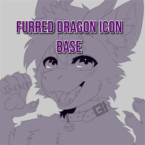Cute Dragon Furry Base Etsy